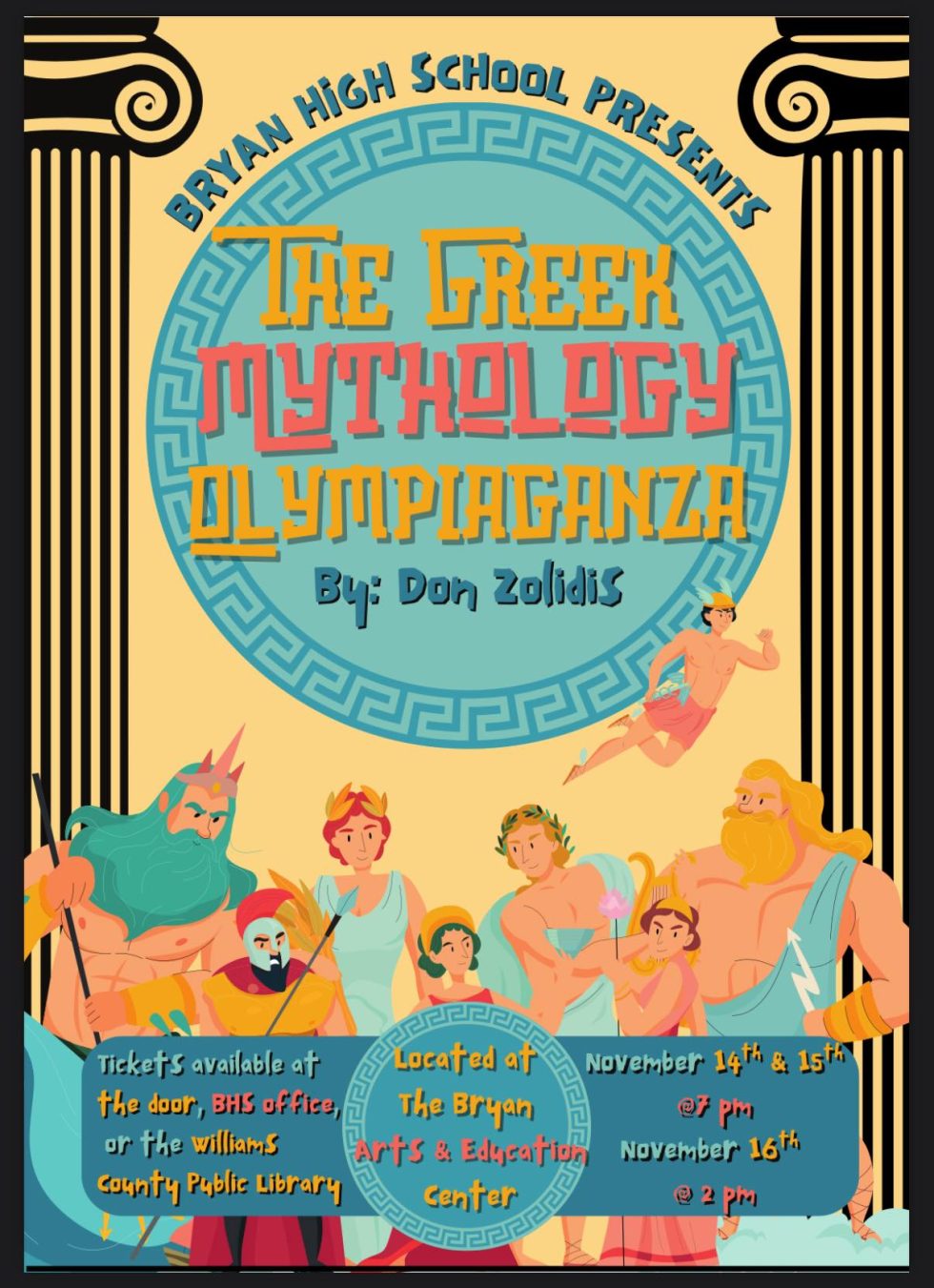 BHS Presents: “The Greek Mythology Olympiaganza” | Visit Bryan, Oh